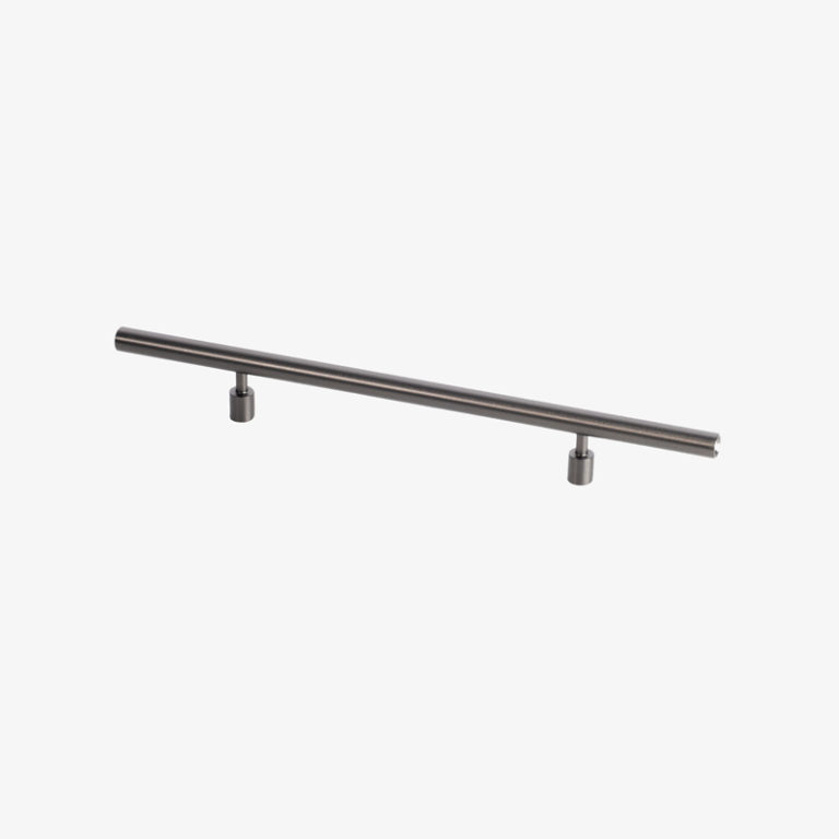 5″ Black Stainless Steel Round Bar Pull – Lew's Hardware